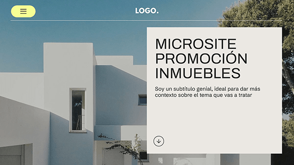Plantillas de microsite | Genially
